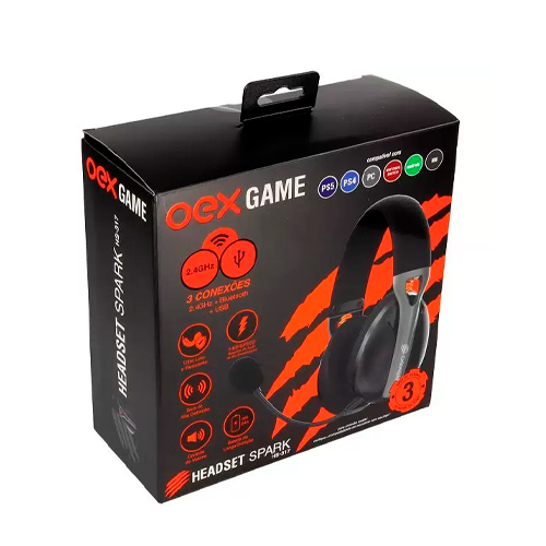Fone gamer bluetooth oex spark hs-317 – Loja Unigames